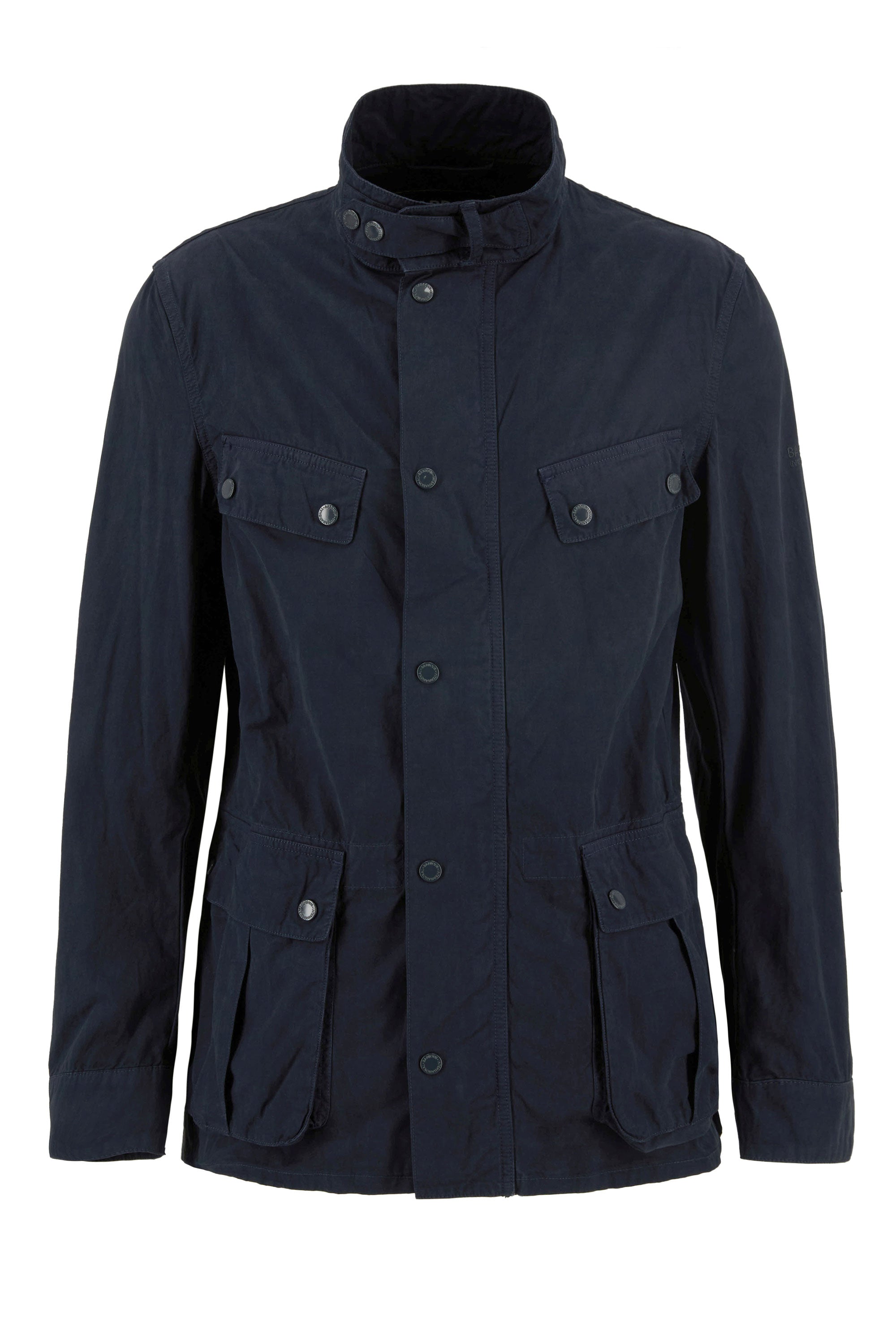 BARBOUR INTERNATIONAL GARMENT DYED CASUAL JACKET NAVY – Michael Stewart