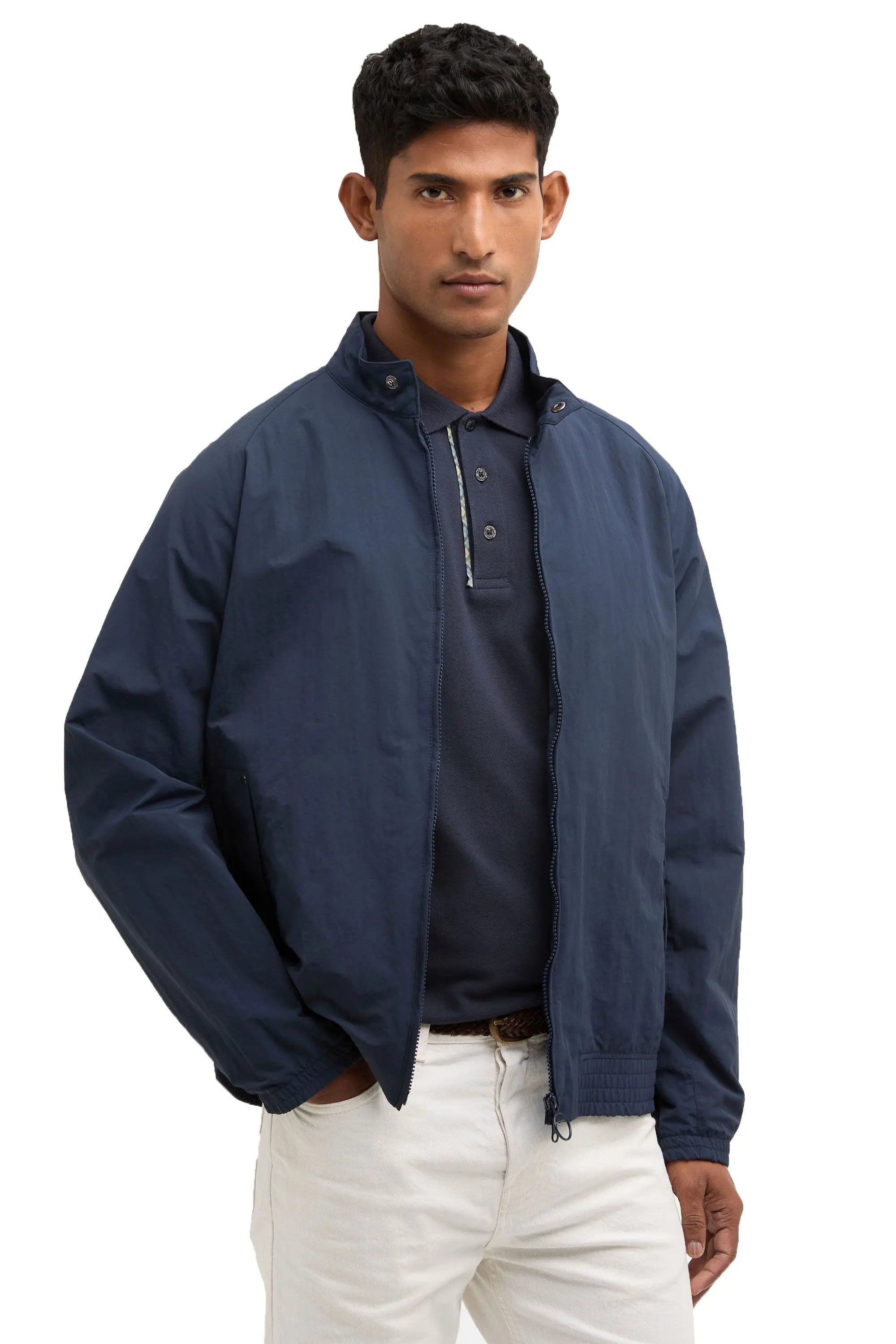 BARBOUR SUMMER ROYSTON SHOWERPROOF JACKET NAVY – Michael Stewart