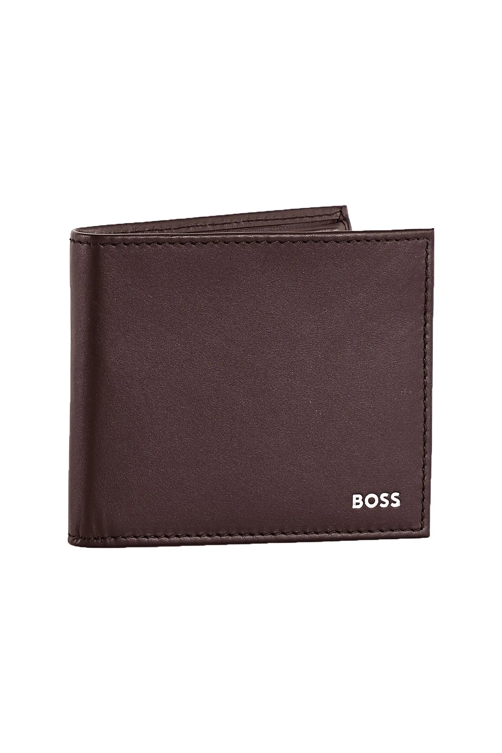 Boss Black Randy Wallet Dark Brown – Michael Stewart