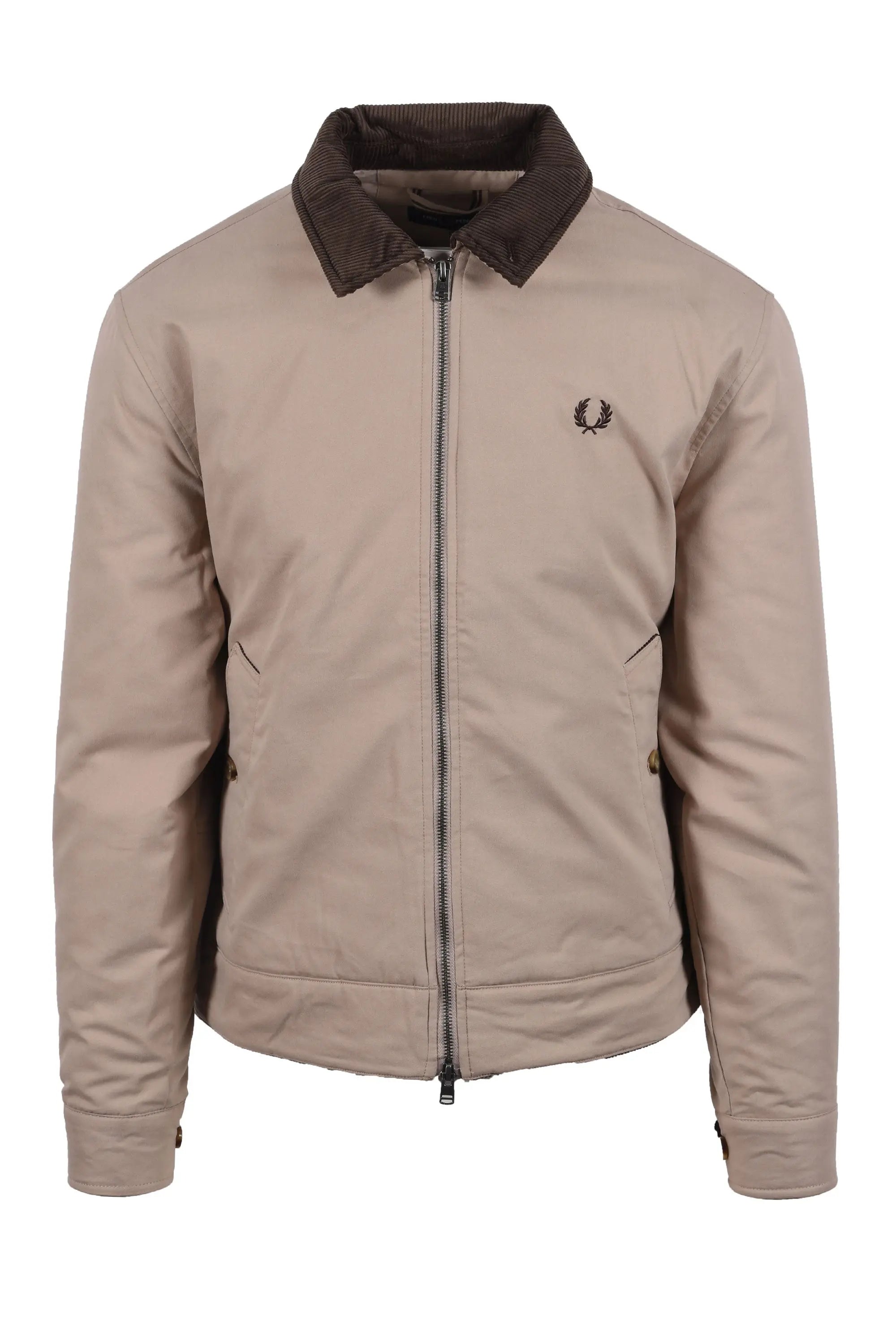 FRED PERRY COTTON CABAN JACKET WARM OAT – Michael Stewart
