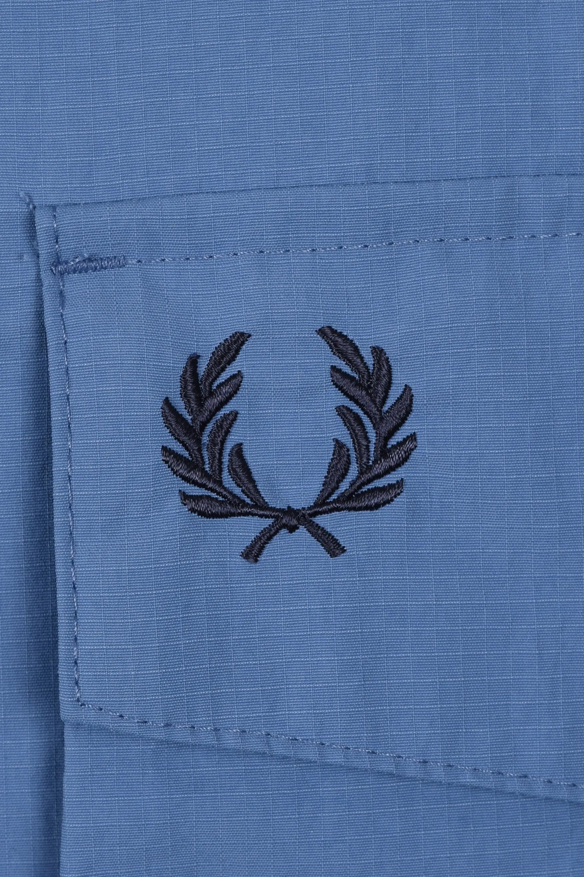 FRED PERRY RIPSTOP POCKET OVERSHIRT ACE BLUE – Michael Stewart