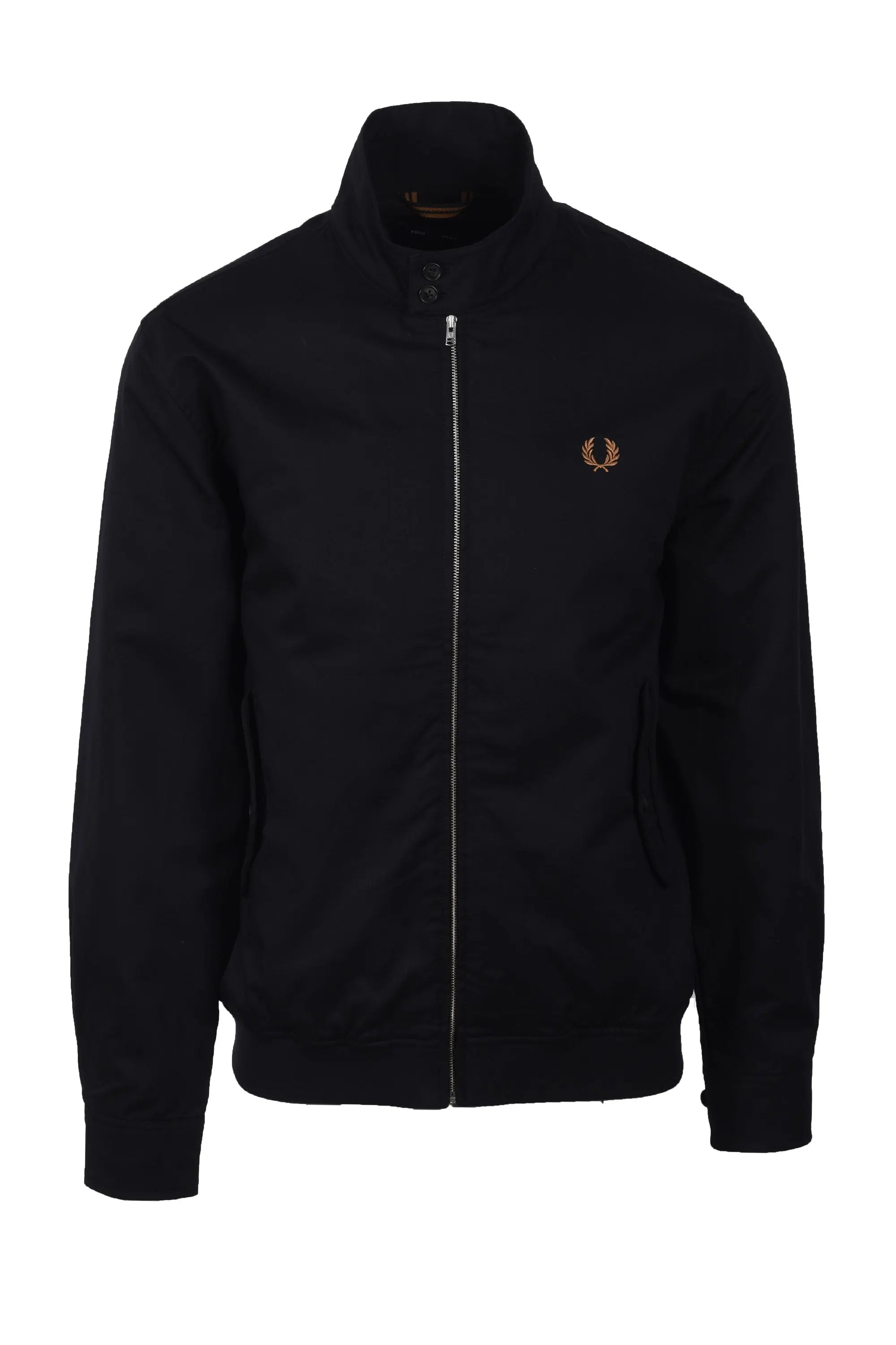 FRED PERRY TWILL HARRINGTON JACKET BLACK – Michael Stewart