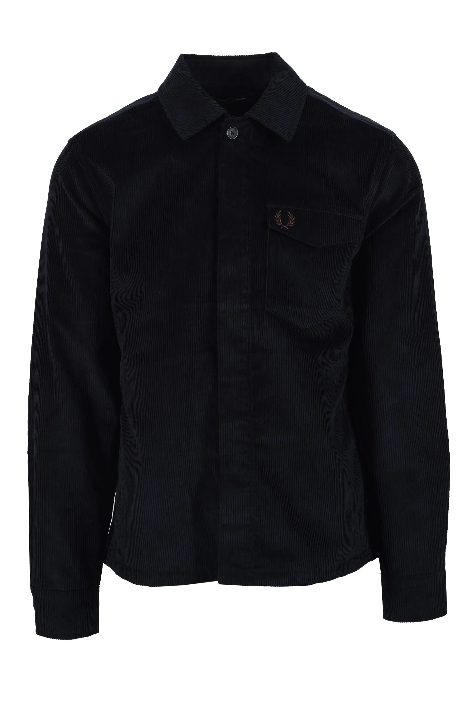 Fred Perry Corduroy Overshirt Navy – Michael Stewart