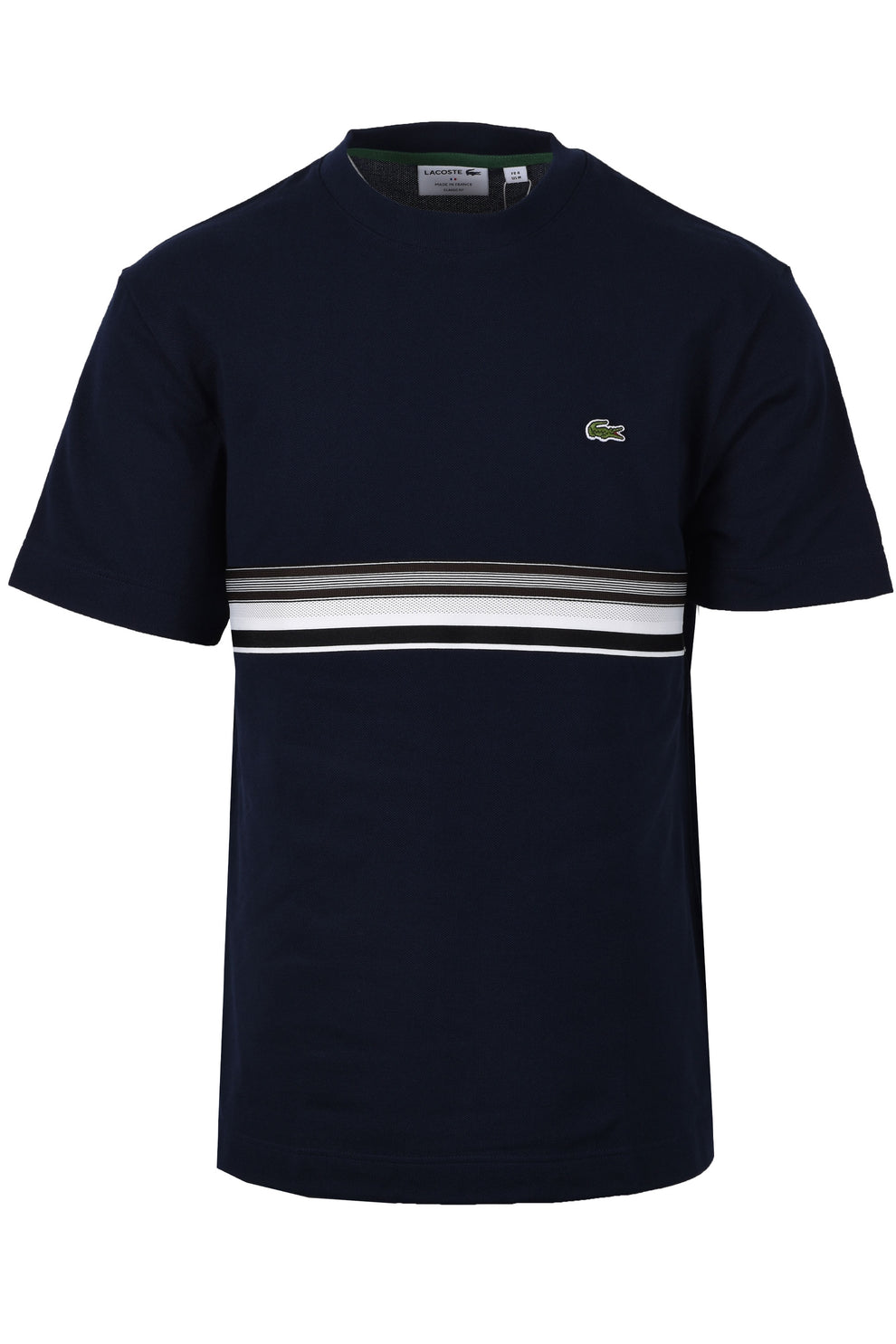 Lacoste Made In France Classic Fit T-Shirt Midnight Blue – Michael Stewart