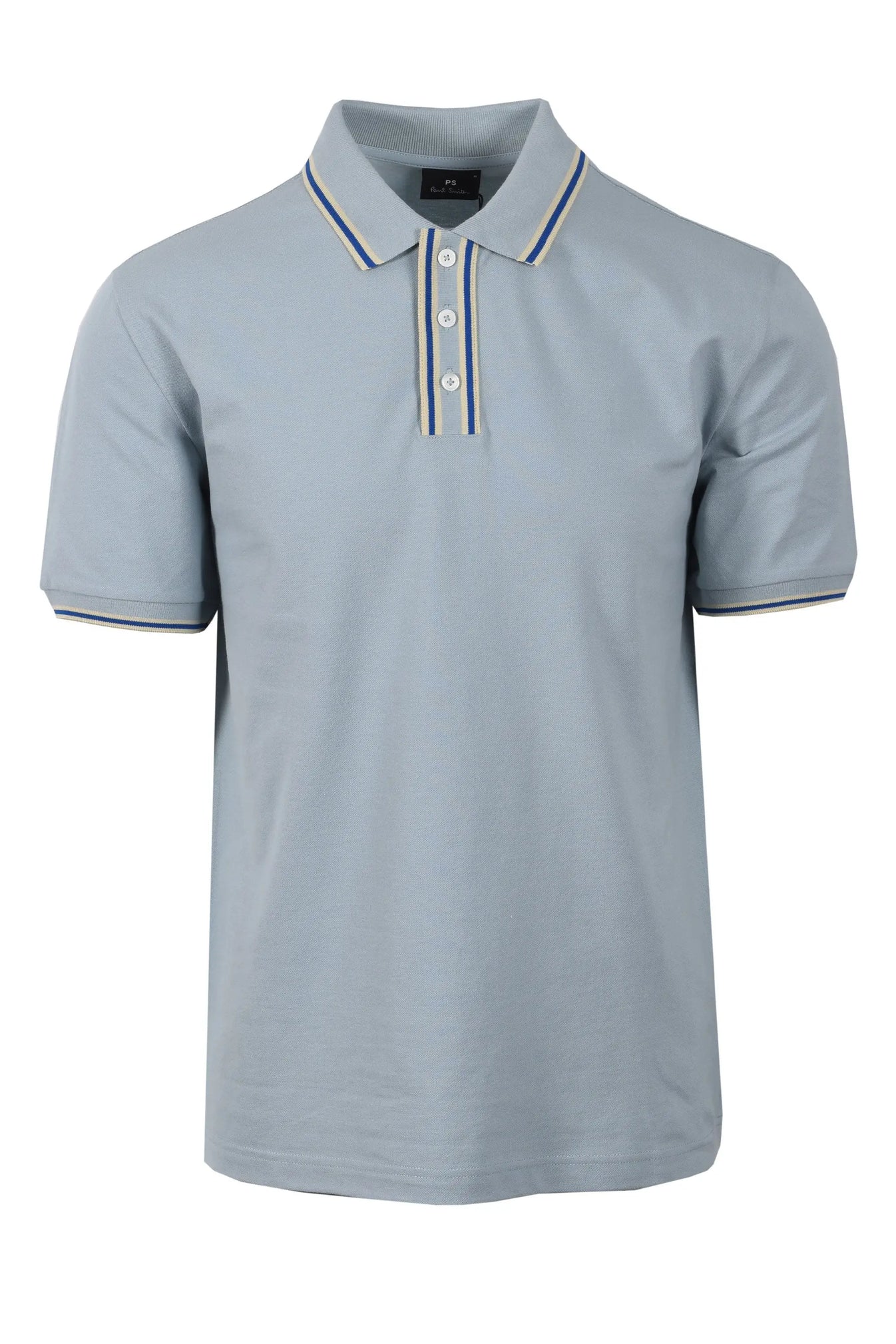 PAUL SMITH REG FIT TIPPED POLO BLUE – Michael Stewart