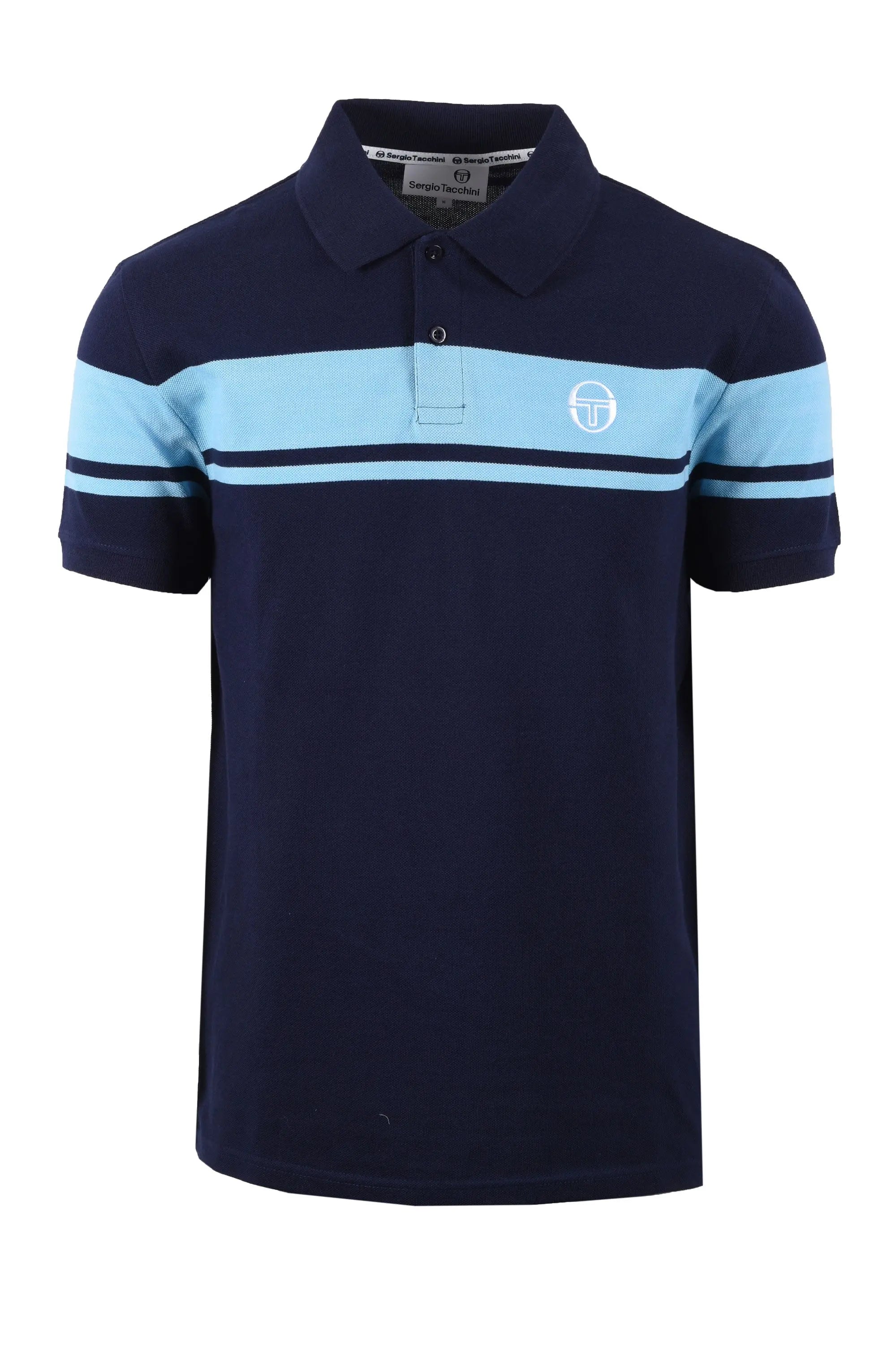 SERGIO TACCHINI YOUNG LINE POLO MARITIME BLUE/BALTIC SEA – Michael Stewart